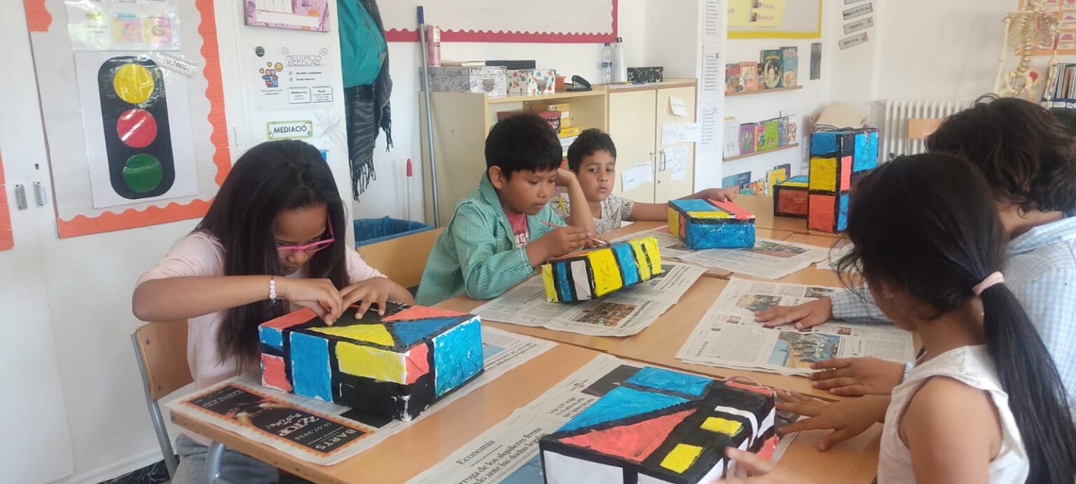 Piet Mondrian a 3r | Escola Joan Solans