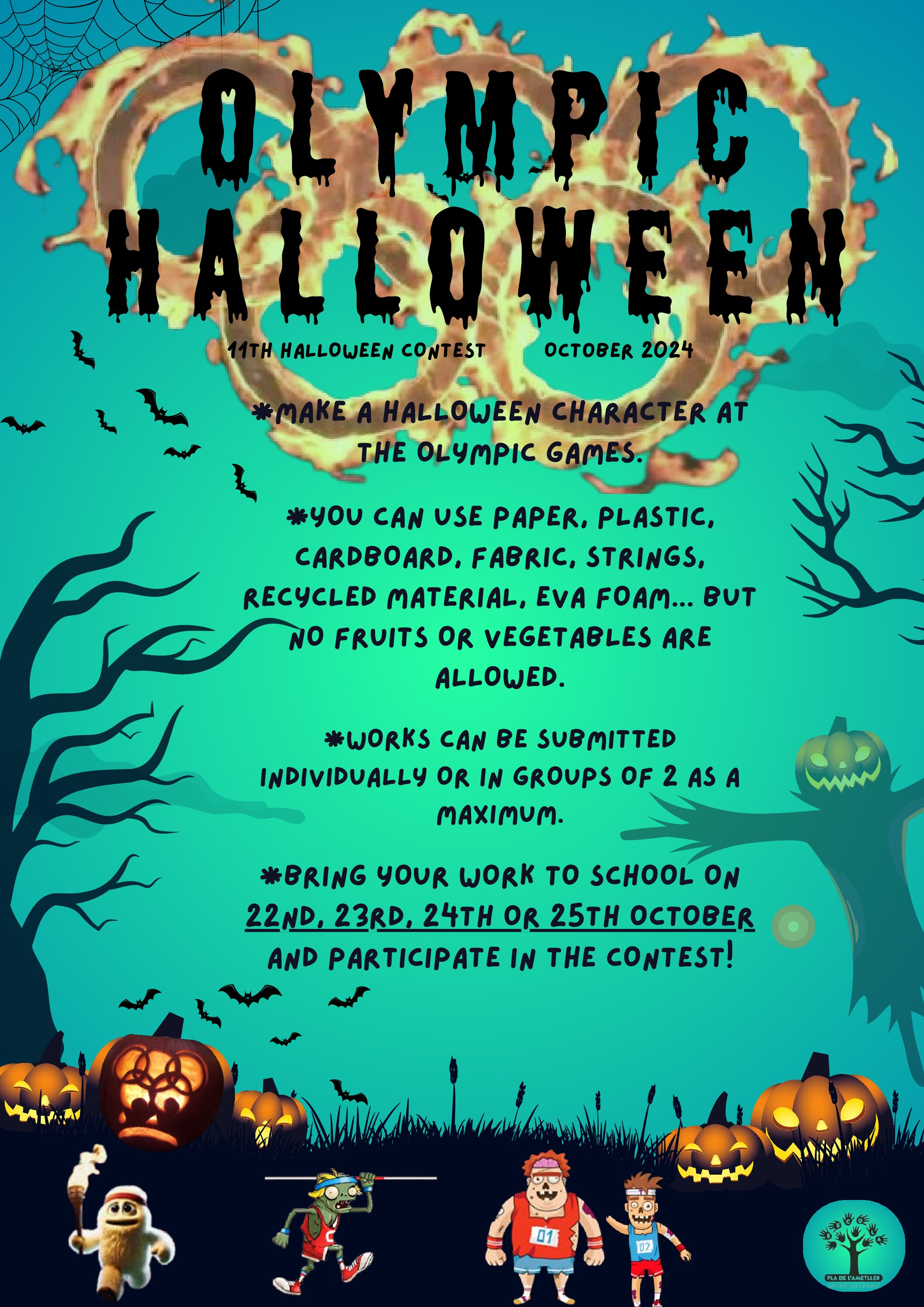 OLYMPIC HALLOWEEN (11th HALLOWEEN CONTEST) | Escola Pla de l'Ametller