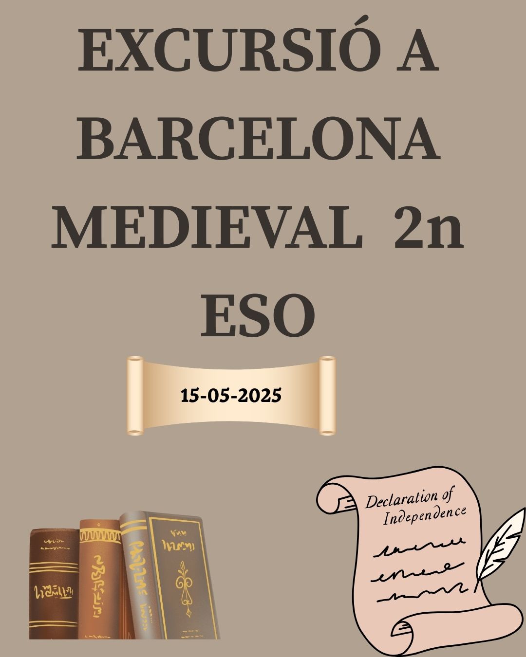 Sortida de 2n d’ESO a la Barcelona medieval – Institut Mercè Rodoreda