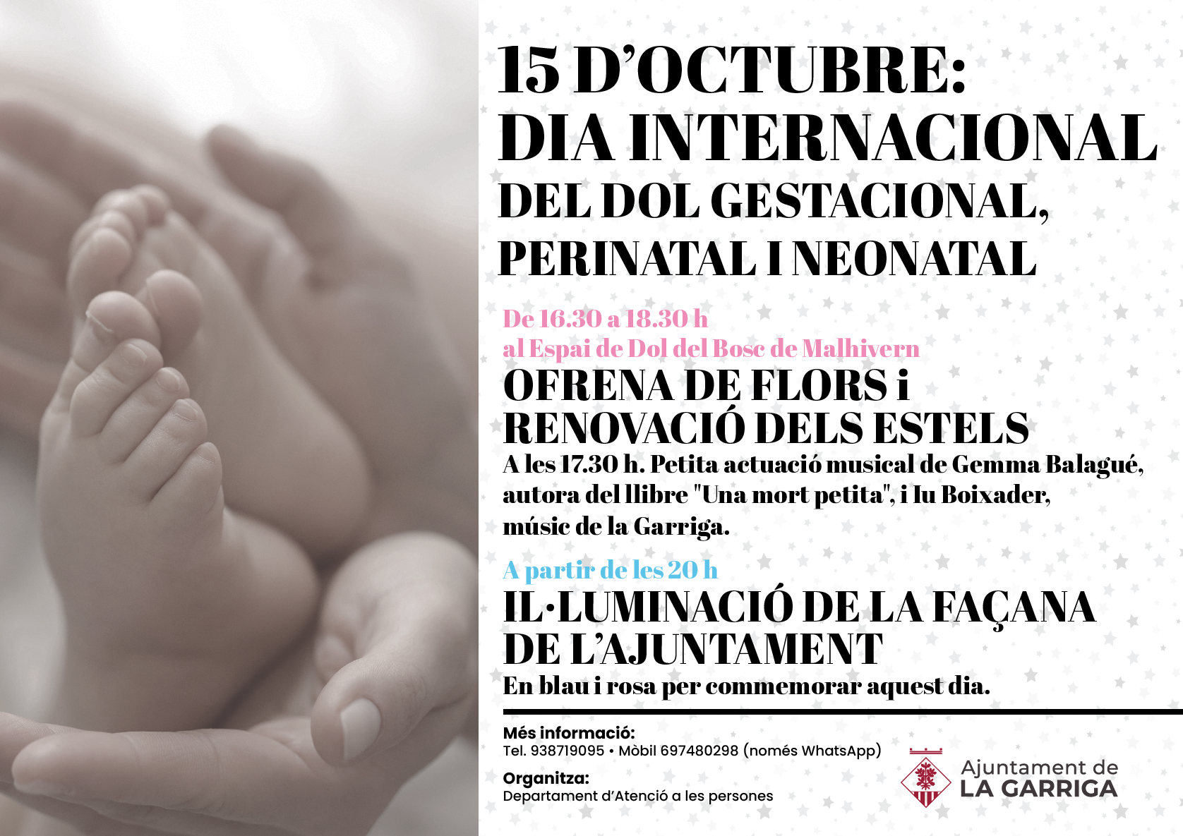 Dia internacional del Dol gestacional, neonatal i perinatal – Institut Vil·la Romana