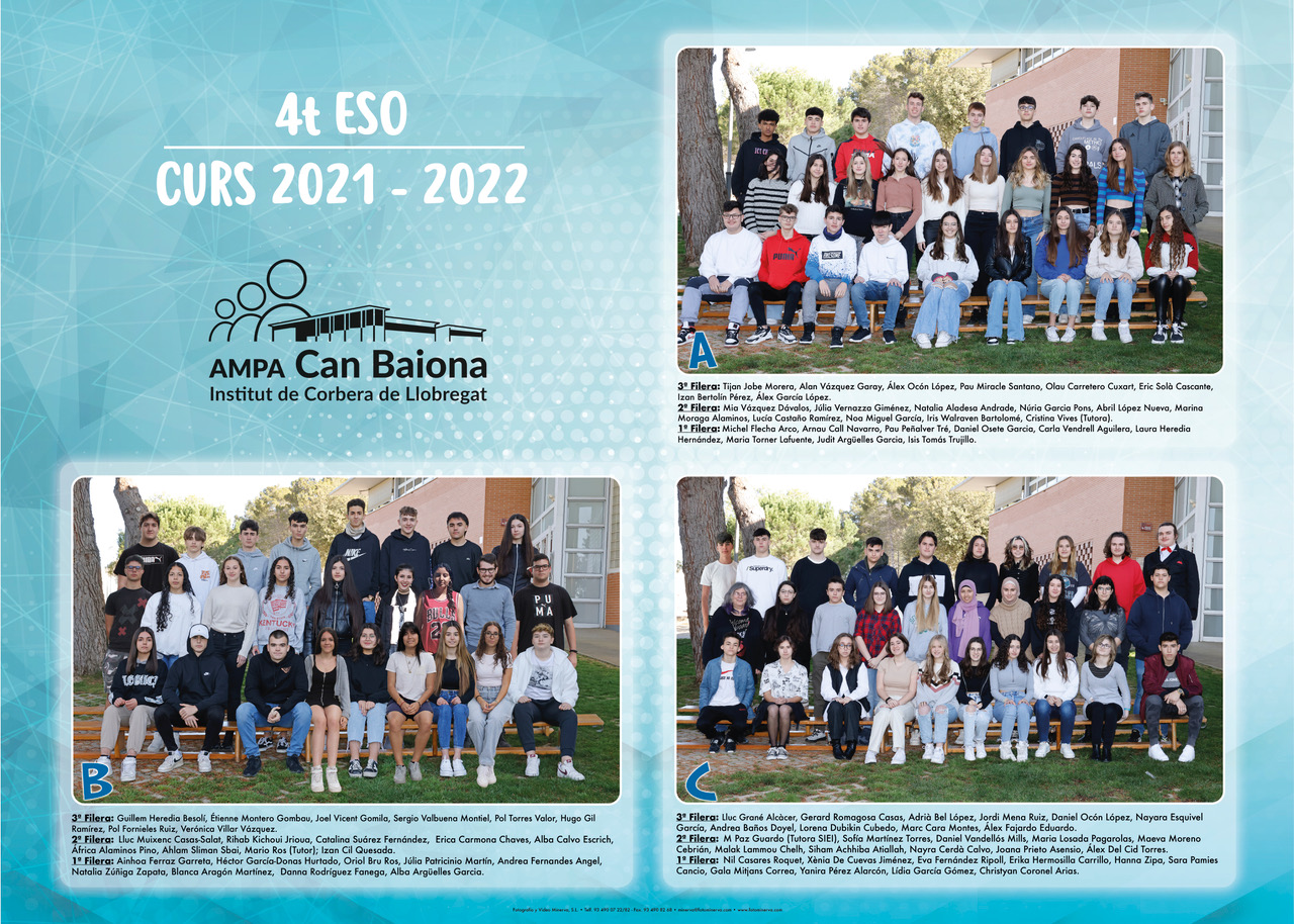 Final d’etapa 4t d’ESO – Institut de Corbera de Llobregat