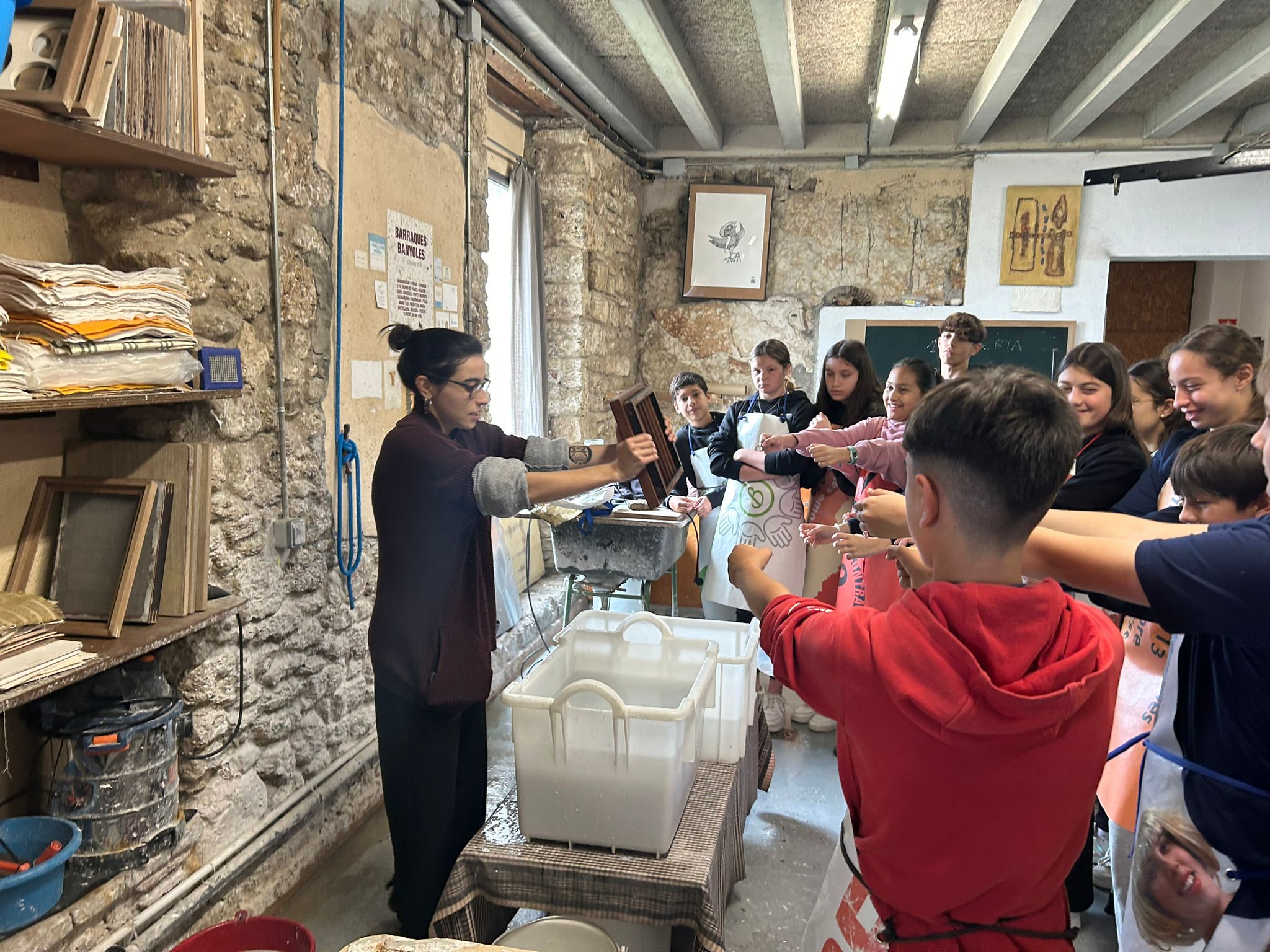 Visita al molí paperer | INS Pere Alsius i Torrent